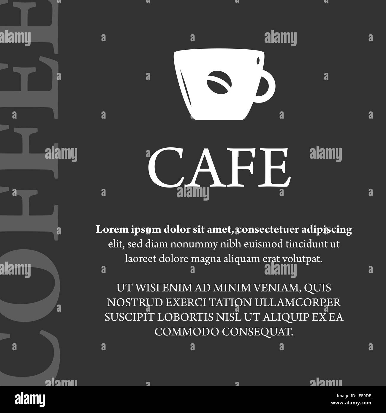 Cafe coffee banner Stock Vector Image & Art - Alamy