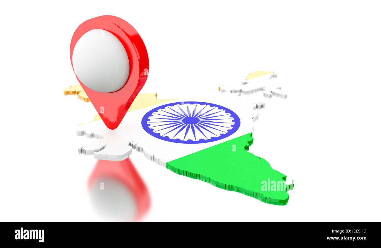 3d map india High Resolution Stock Photography and Images - Alamy