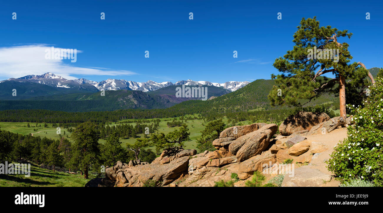 Longs Peak - Rocky Mountain National Park, Colorado Stock Photo - Alamy