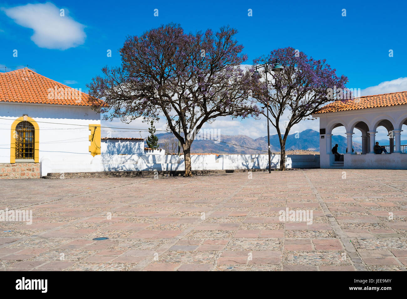 La Recoleta square in downtown Sucre, Bolivia Stock Photo - Alamy