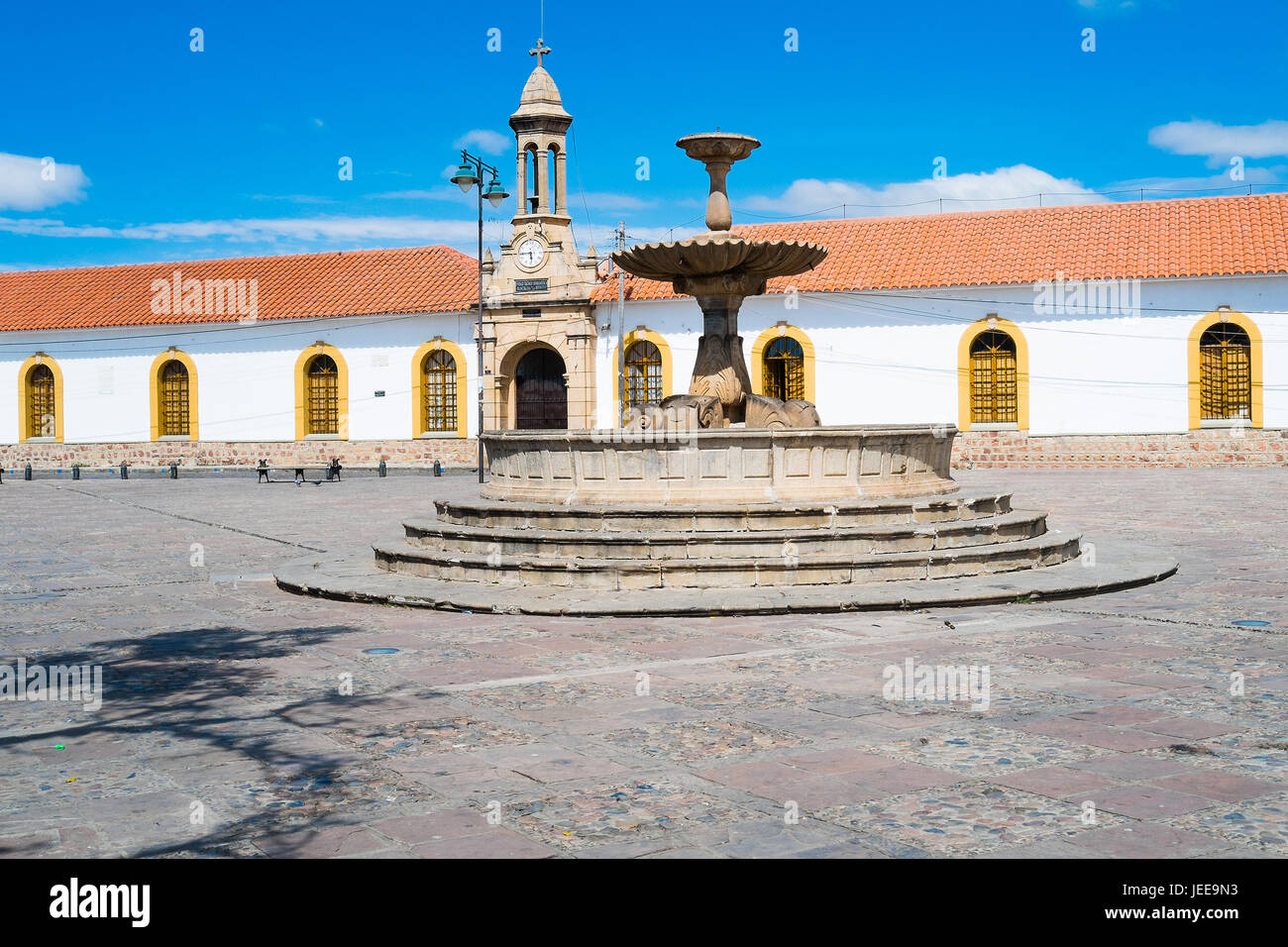 La Recoleta square in downtown Sucre, Bolivia Stock Photo - Alamy