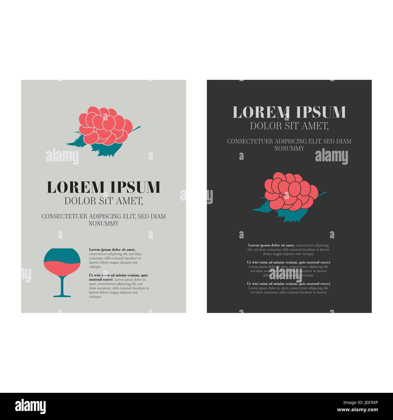 Restaurant alcohol banner Stock Vector Image & Art - Alamy