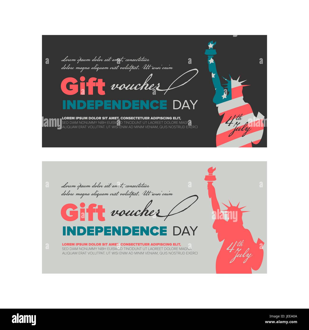 Gift voucher design Stock Vector Image & Art - Alamy