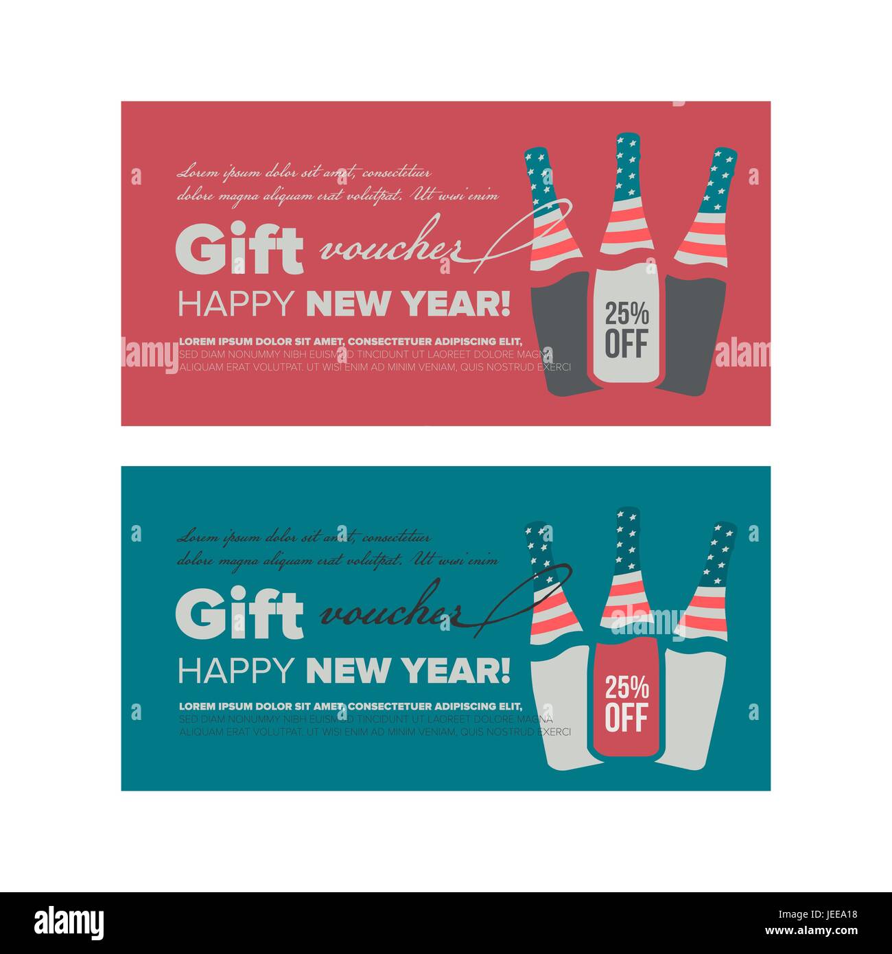 Gift voucher design Stock Vector Image & Art - Alamy