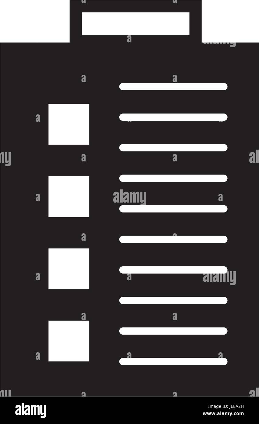 Checklist order delivery service Stock Vector Images - Alamy