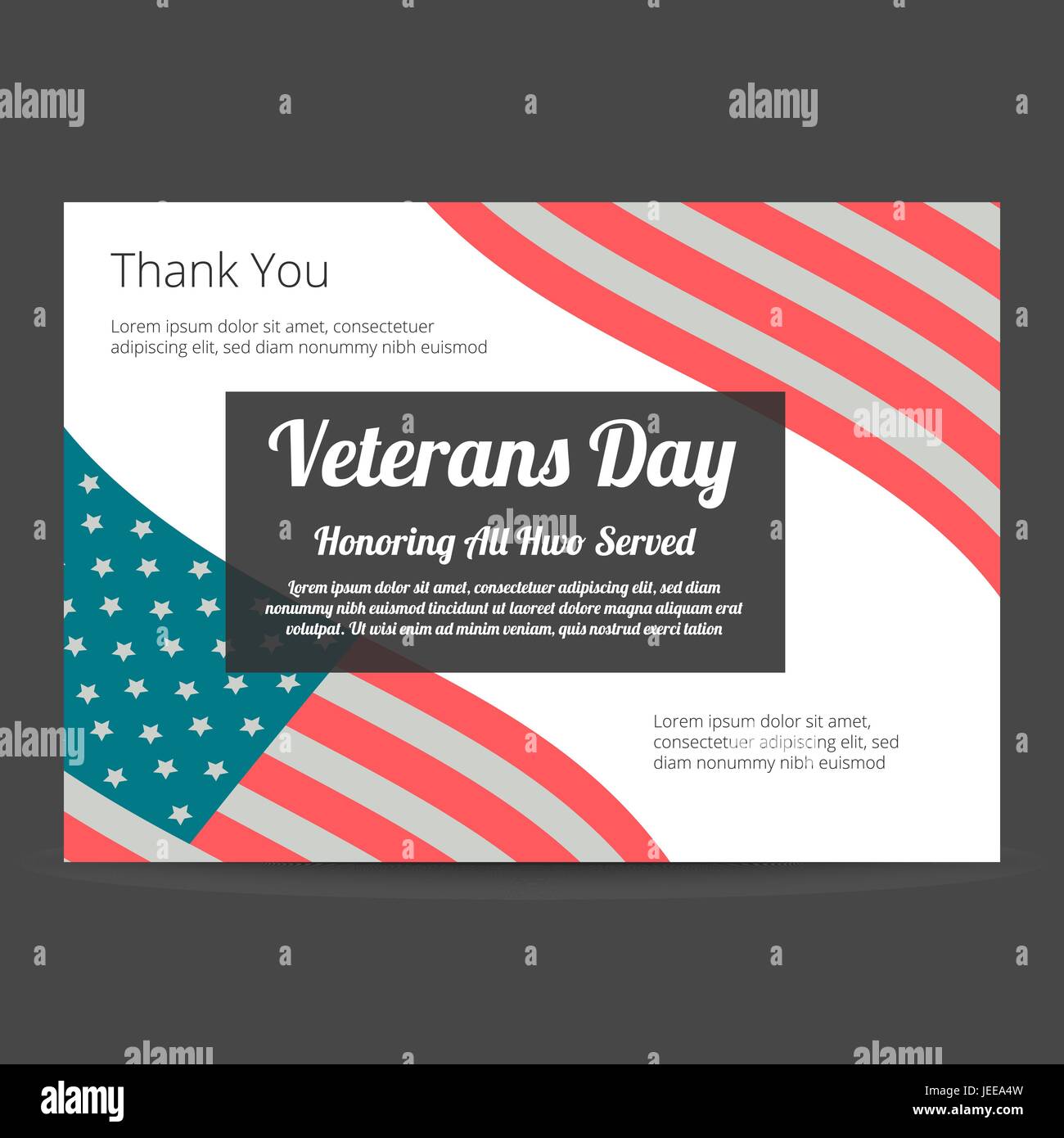 Veterans day banner Stock Vector Image & Art - Alamy