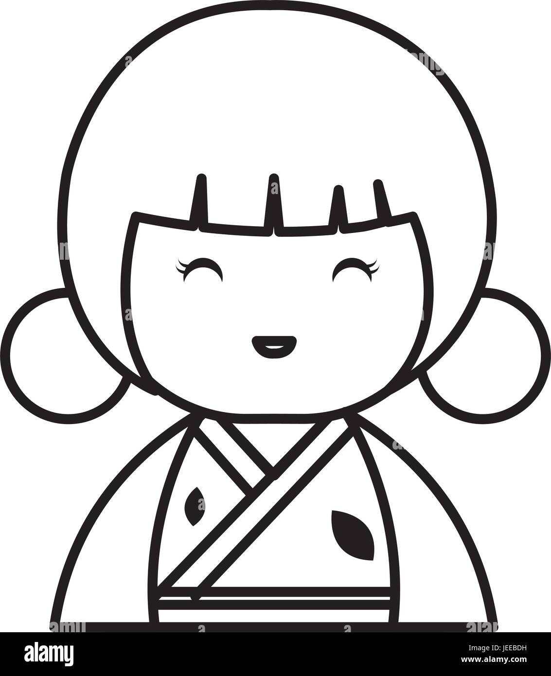 Japanese Doll Clip Art
