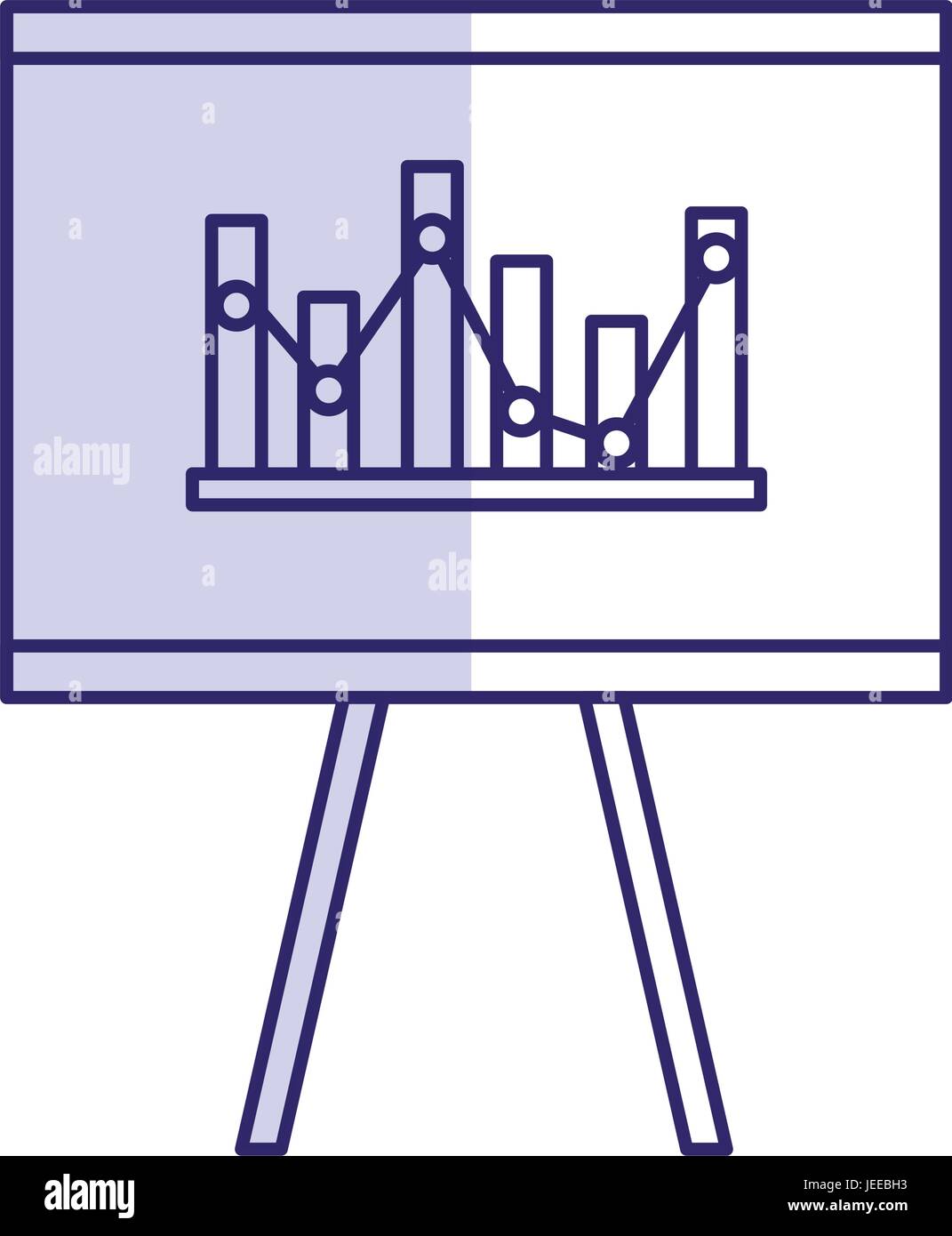 Flipchart board isolated icon vector illustration design Stock Vector ...