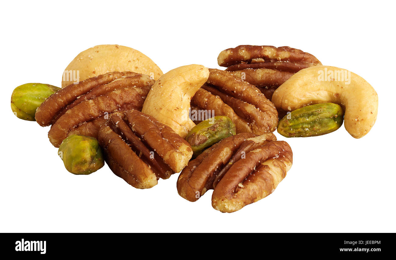 Full mixed nuts Cut Out Stock Images & Pictures - Alamy