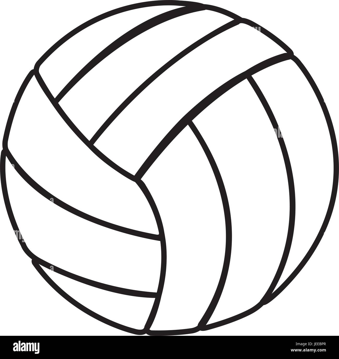 volleyball balloon isolated icon vector illustration design Stock ...