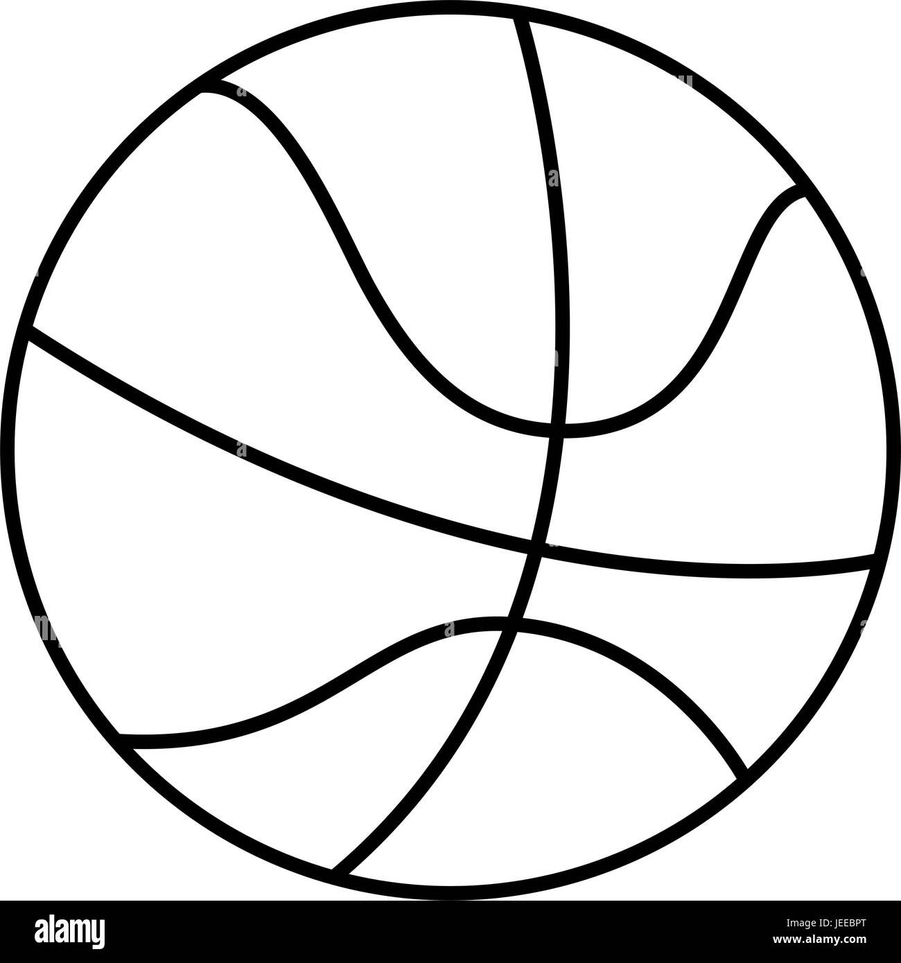 basketball balloon isolated icon vector illustration design Stock ...