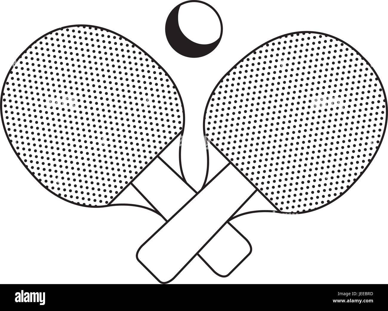 ping pong racket isolated icon vector illustration design Stock Vector ...