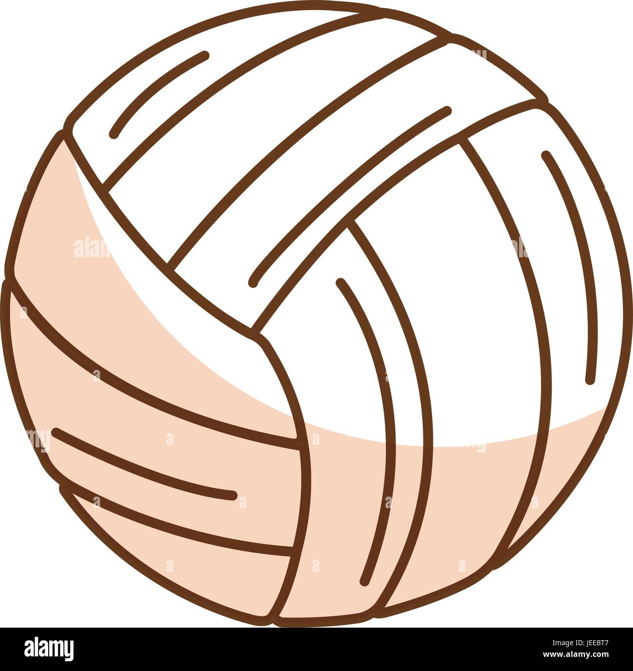 volleyball balloon isolated icon vector illustration design Stock ...