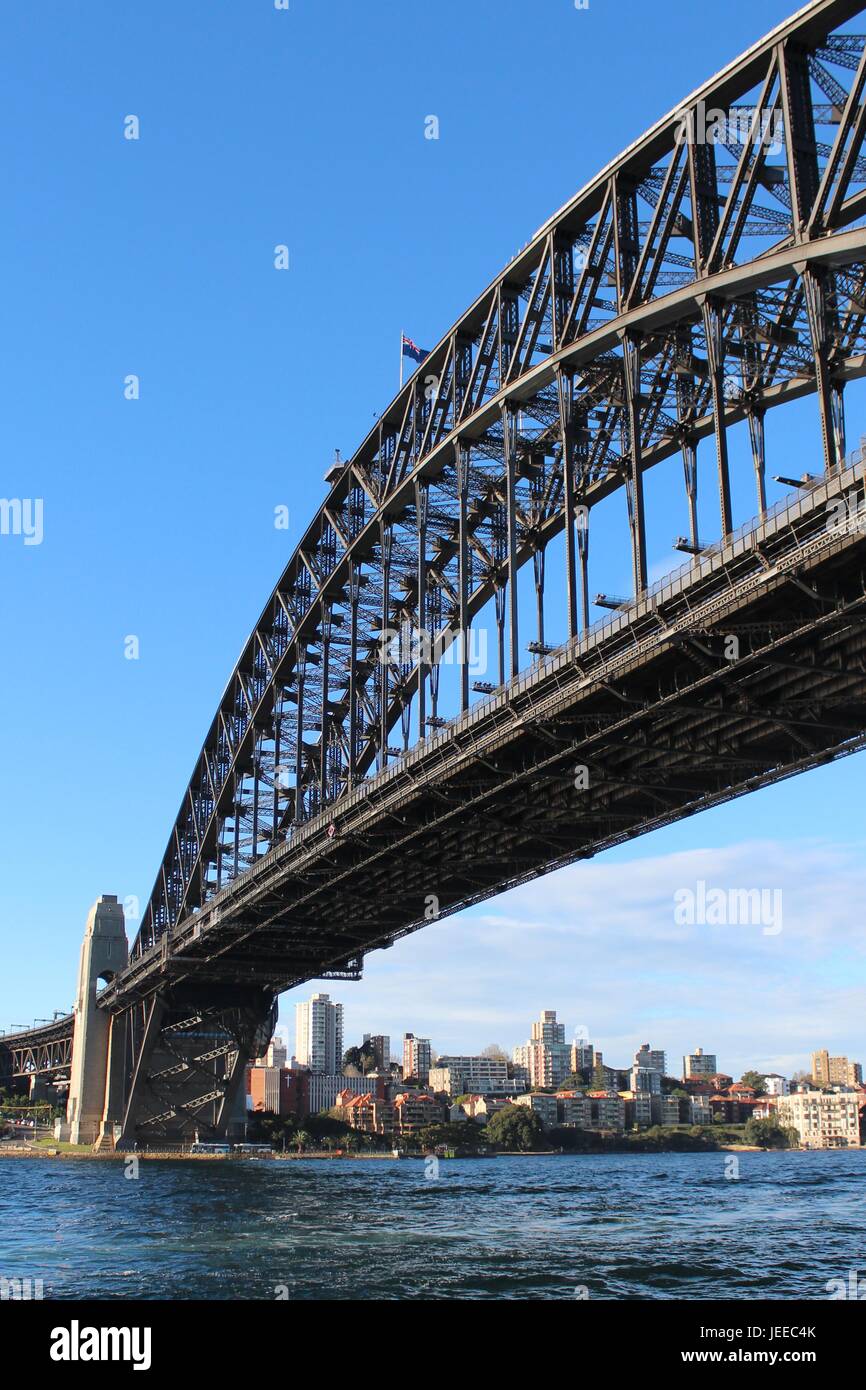 Sydney harbour bridge construction hi-res stock photography and images ...