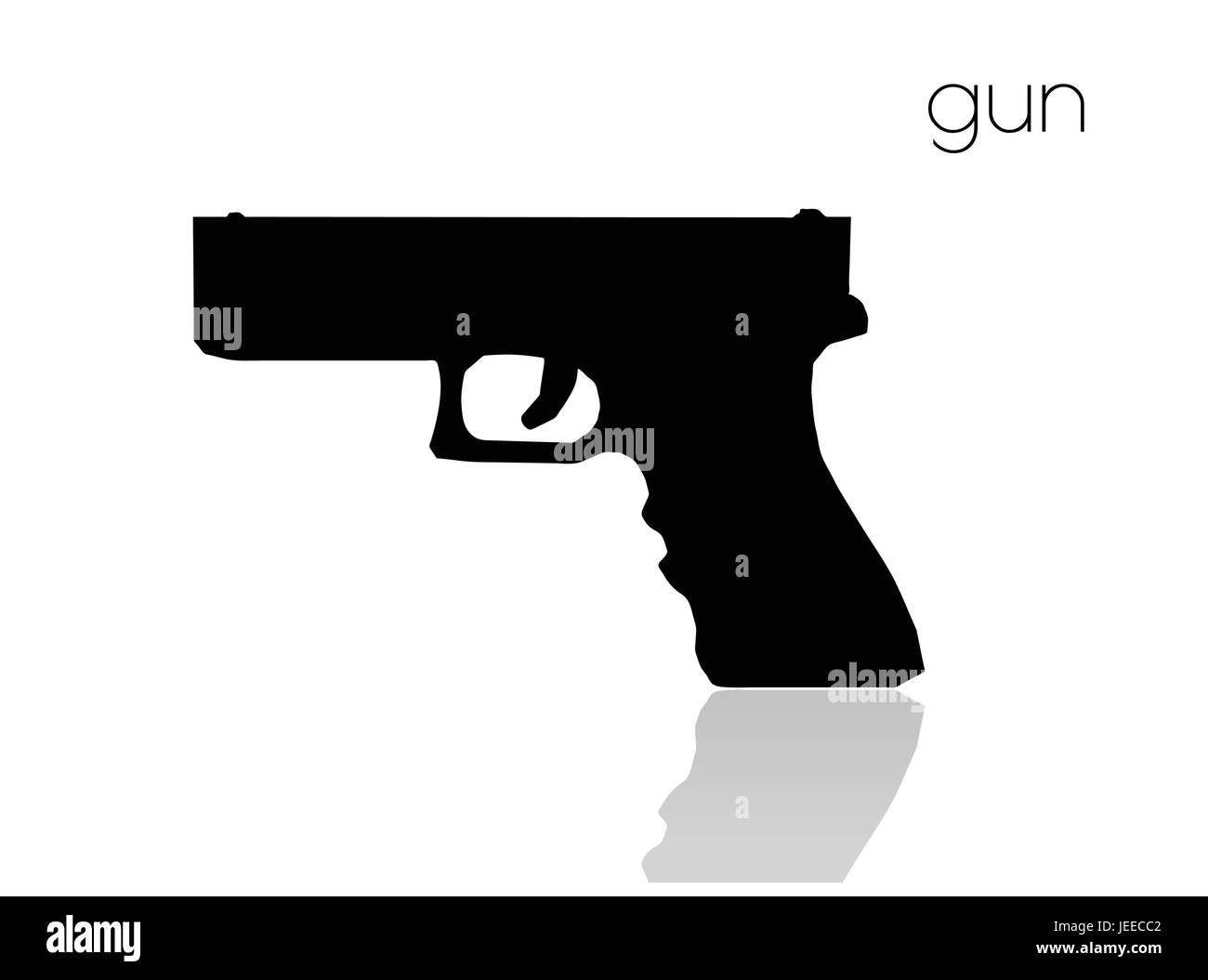 Glock Silhouette Vector