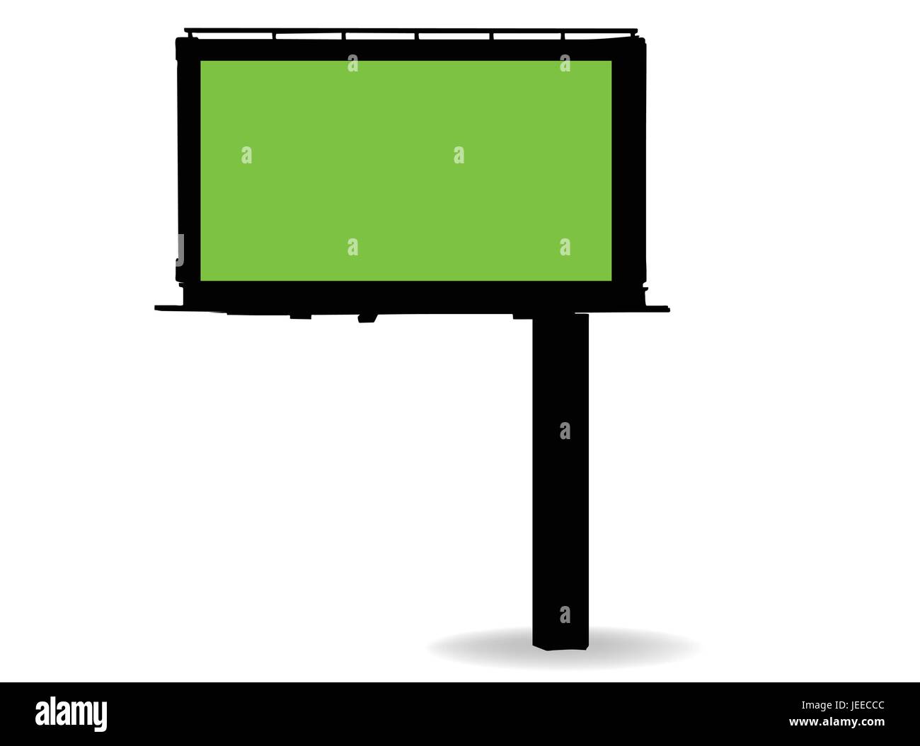 Billboard Silhouette City Billboard Vector Art, Icons, And Graphics