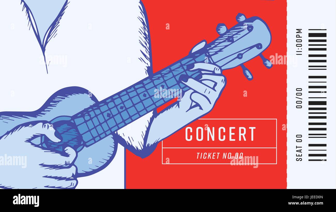 Concert pass with text Stock Vector Image & Art - Alamy
