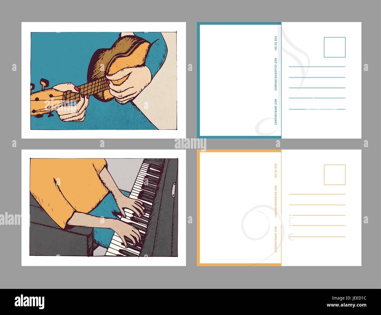 Piano playing Stock Vector Images - Alamy