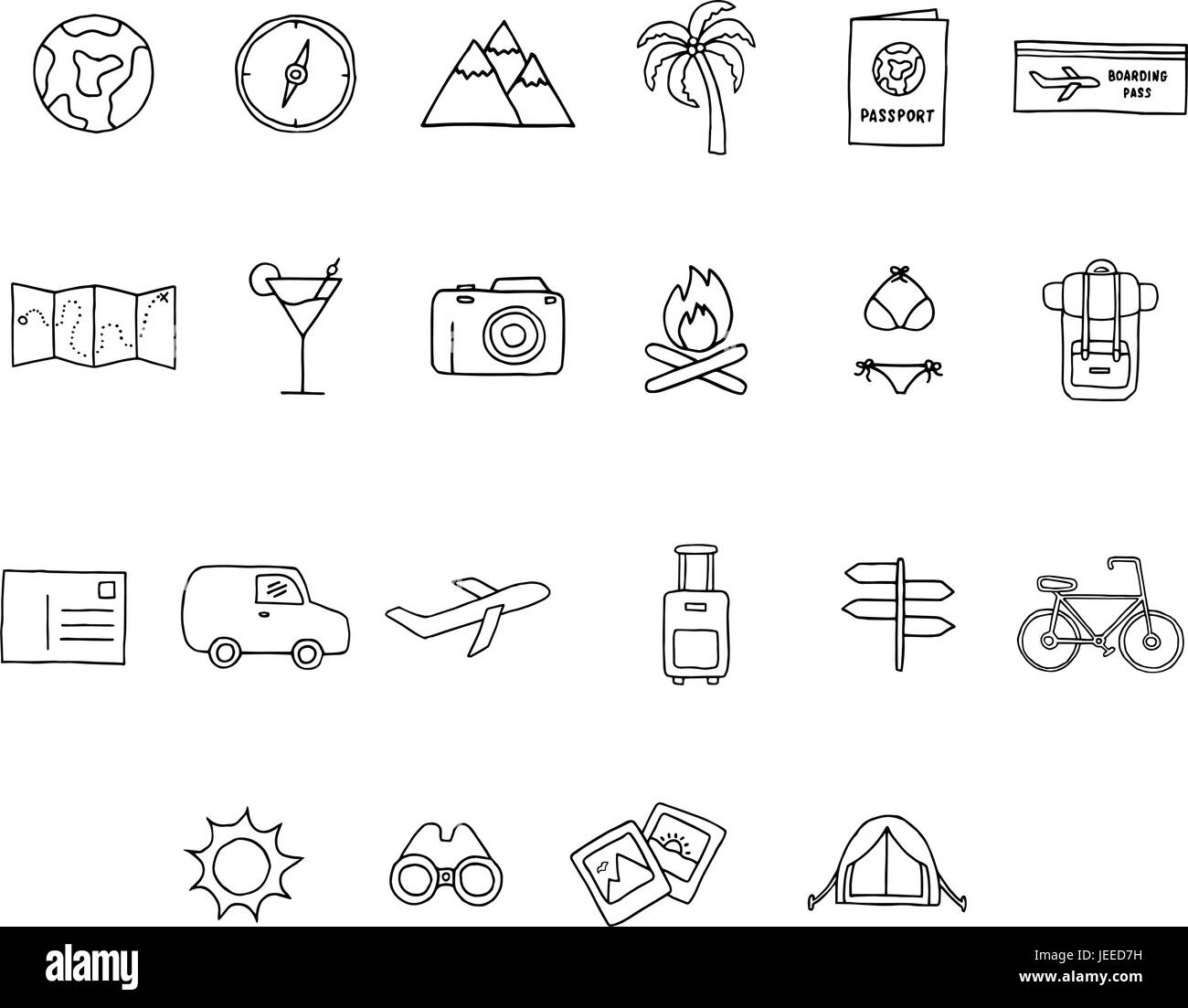 Vacation globe Black and White Stock Photos & Images - Alamy