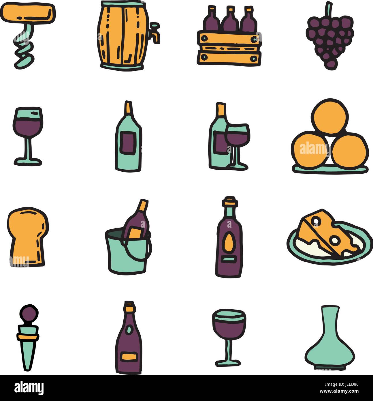 Winery Stock Vector Images - Alamy