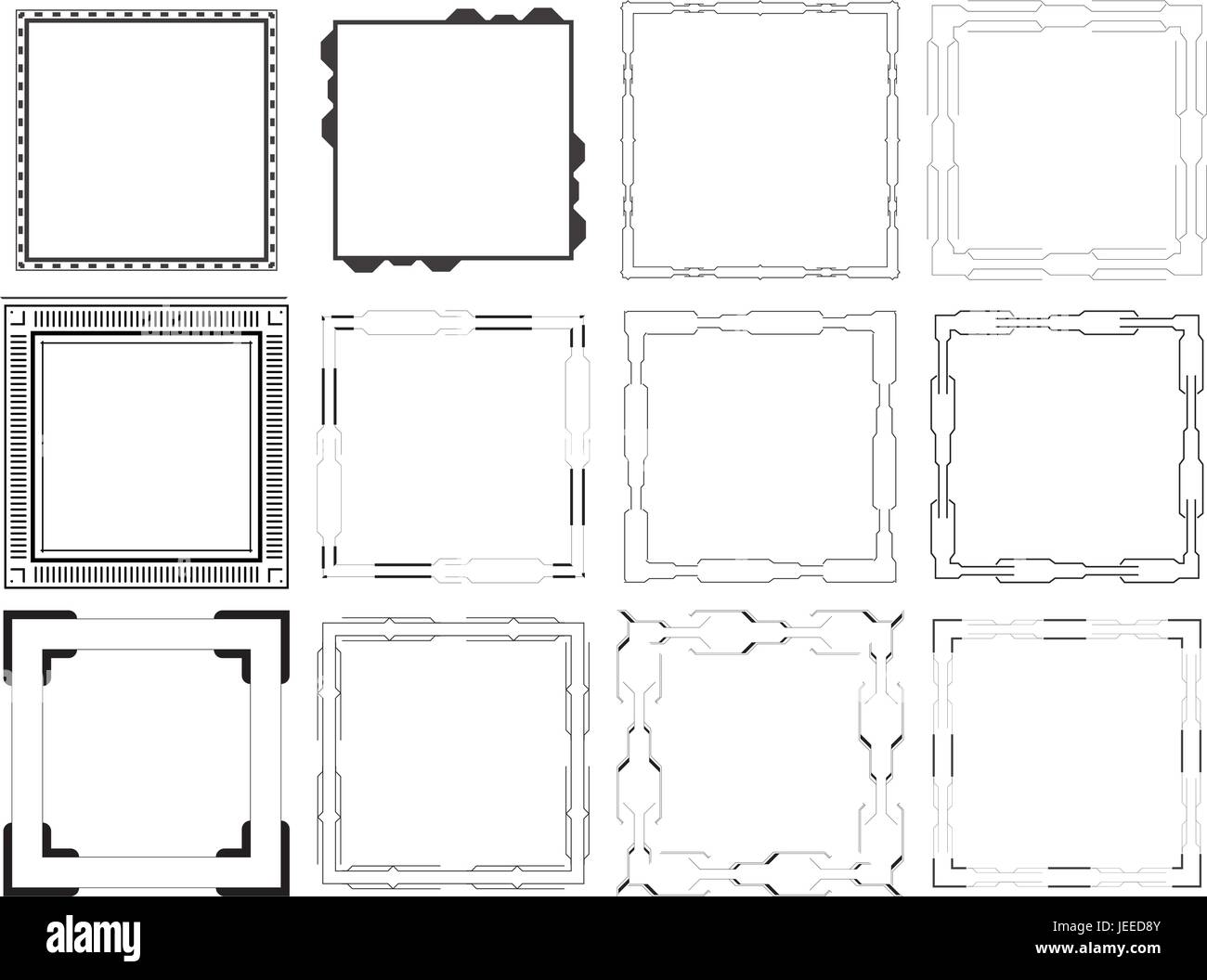 Vintage mirror frames Black and White Stock Photos & Images - Alamy