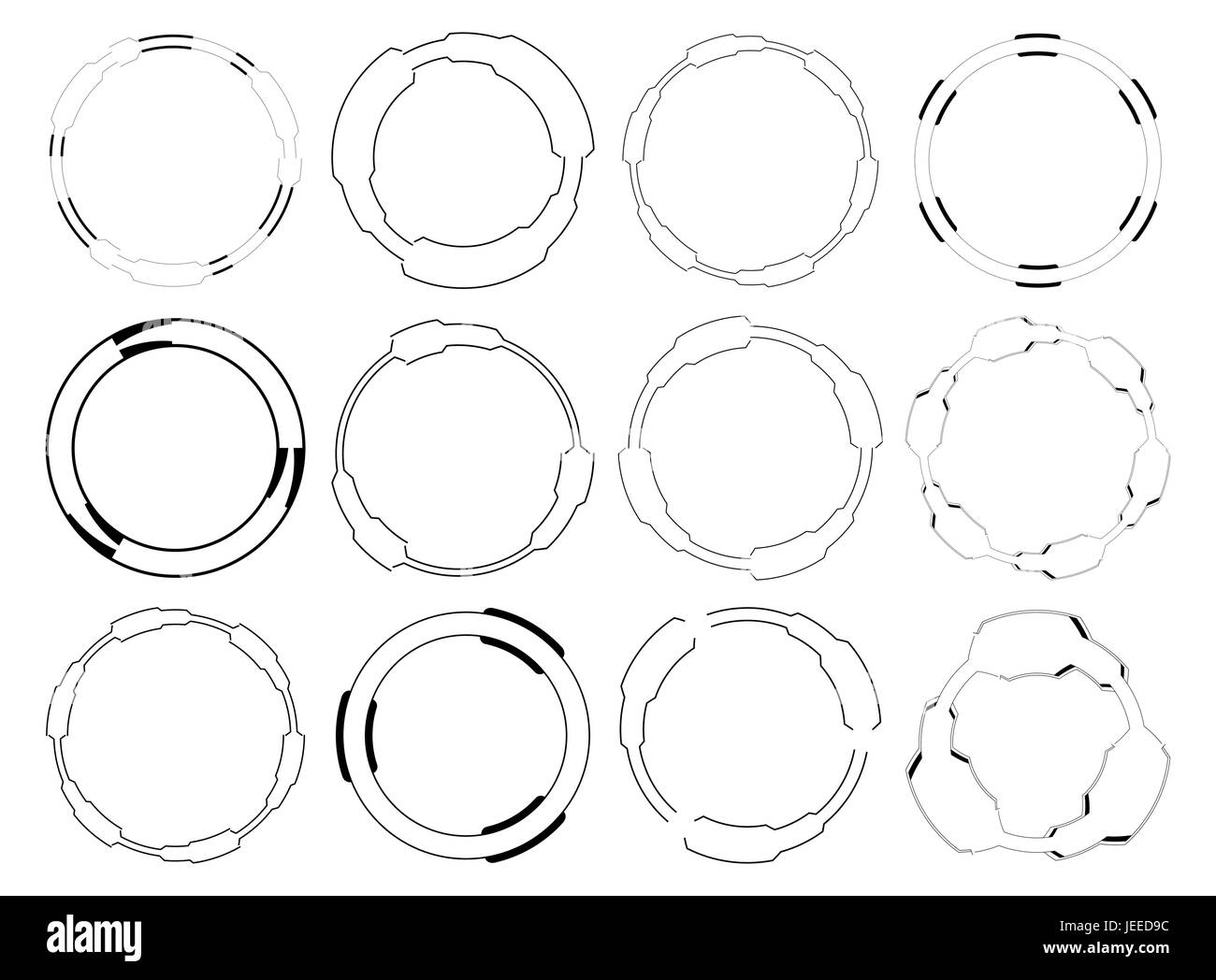 Circular icon Cut Out Stock Images & Pictures - Alamy