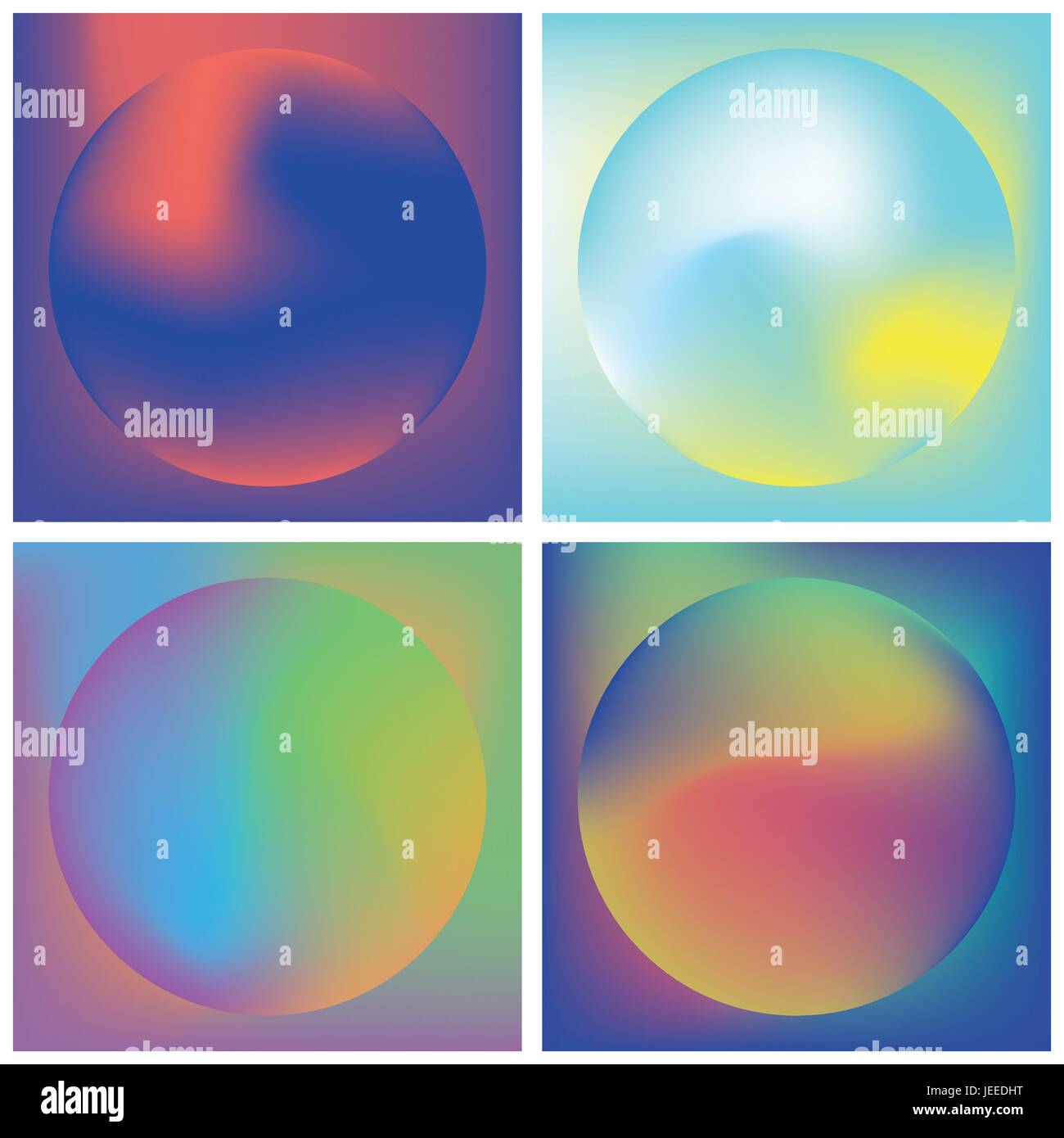 Vector icon set of neon sphere Stock Vector Image & Art - Alamy