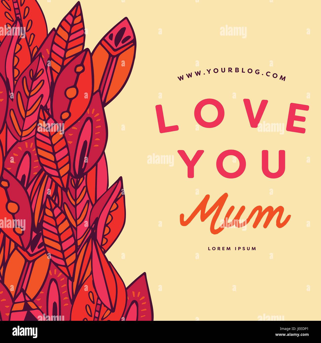 Pink mum Stock Vector Images - Alamy