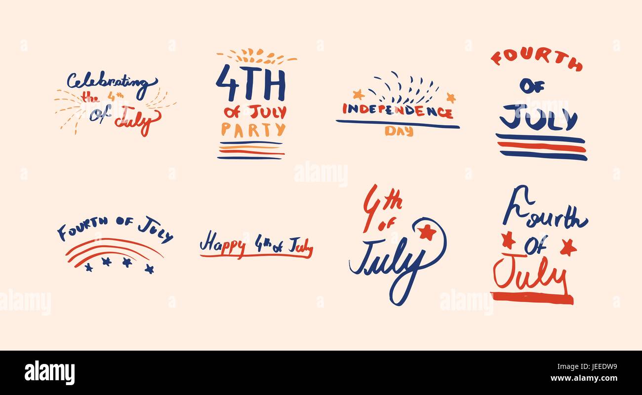 Vector image for Fourth of July Stock Vector Image & Art - Alamy