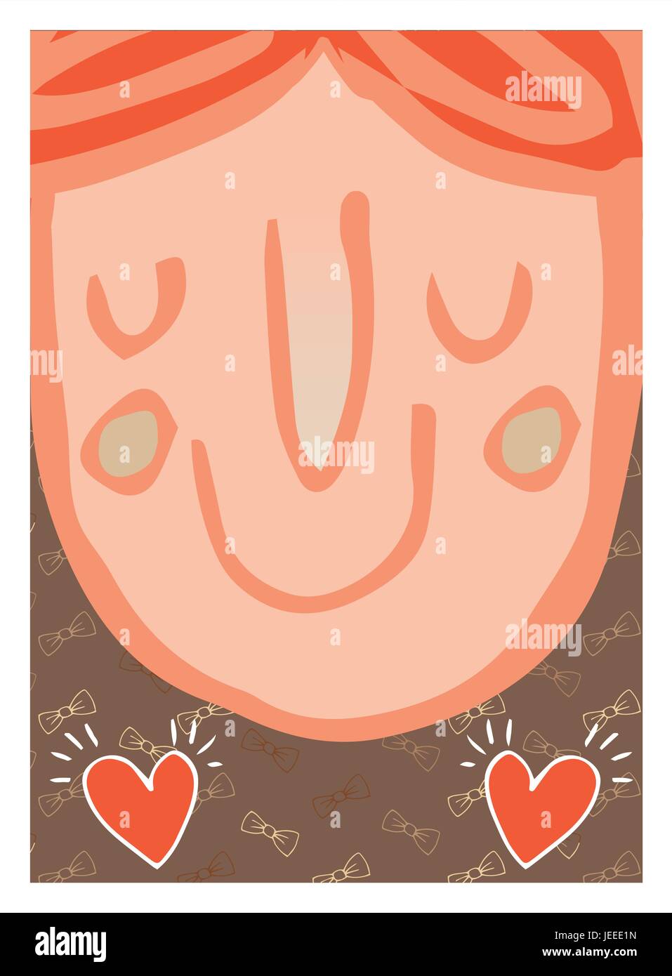 Design of woman on greeting card Stock Vector Image & Art - Alamy