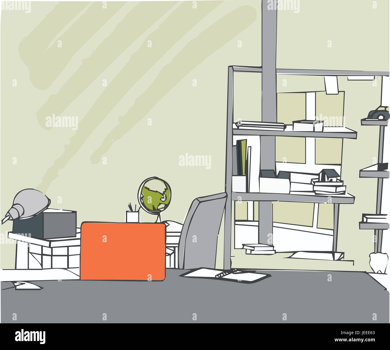 Desk globe Stock Vector Images - Alamy