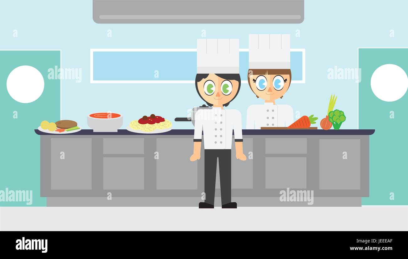 Cartoon chef's hat hi-res stock photography and images - Alamy