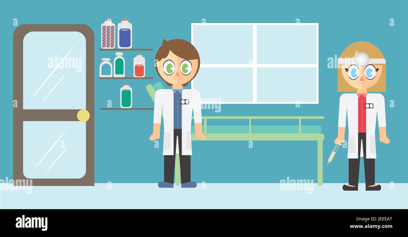 Vector set of doctors and medical equipments Stock Vector Image & Art ...