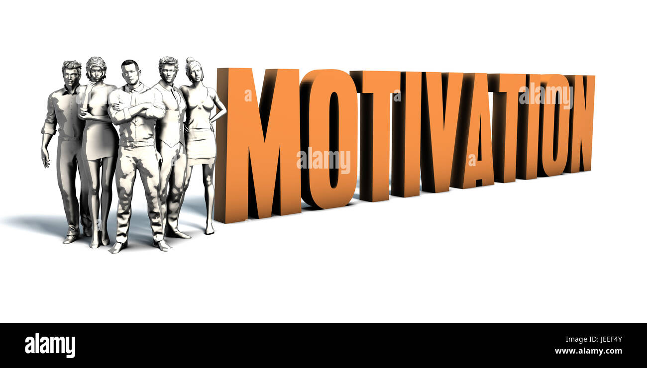 Business People Team Focusing on Improving Motivation as a Concept ...