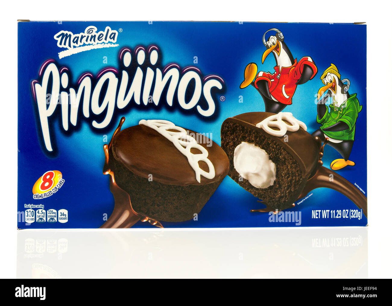 Winneconne, WI -22 June 2017: A box of Pinguinos cup cakes on an ...