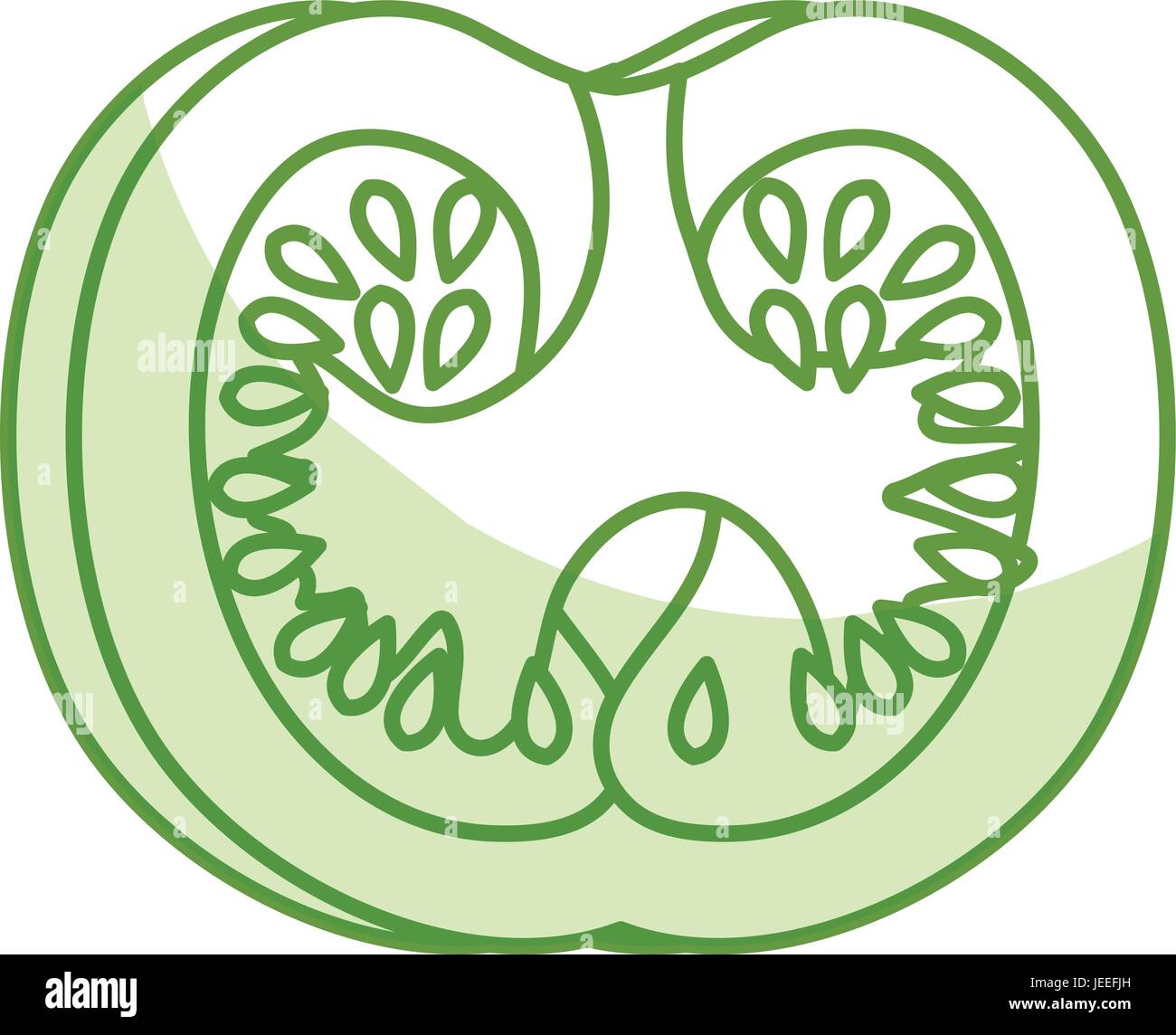 slices tomato isolated icon vector illustration design Stock Vector ...