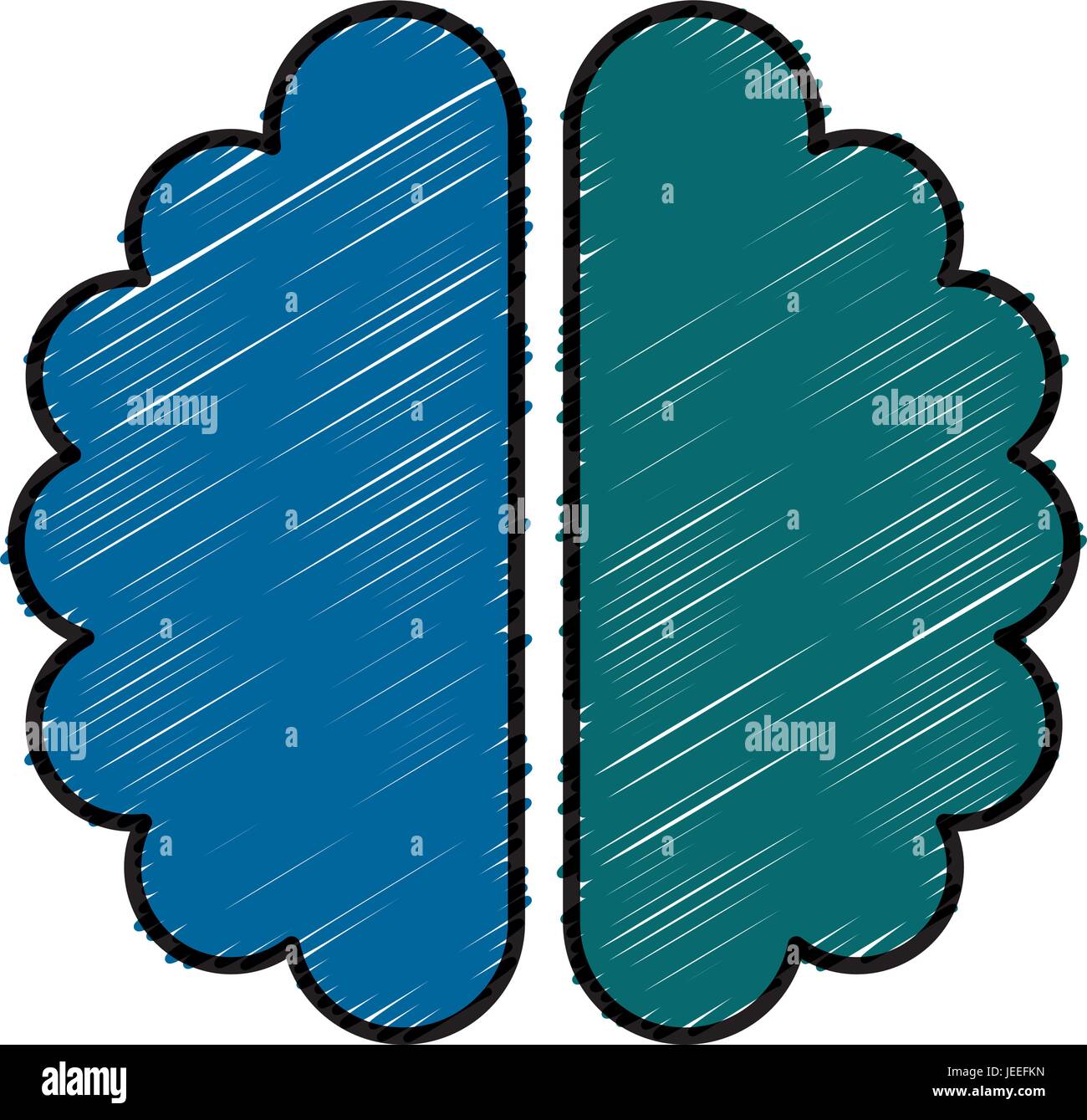 Anatomic brain Stock Vector Images - Alamy