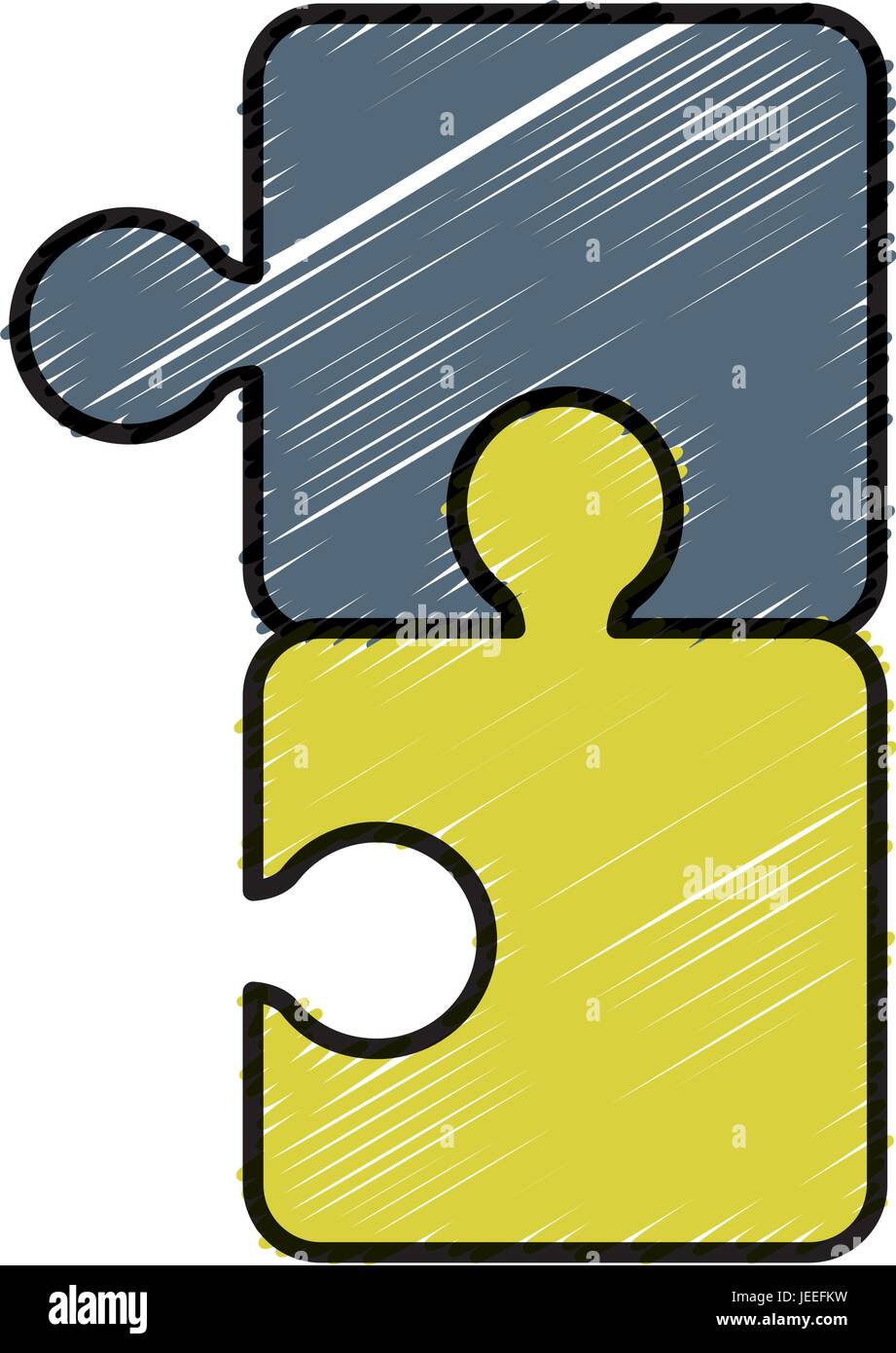 Puzzle tokens flat icon vector illiustration design graphic Stock ...