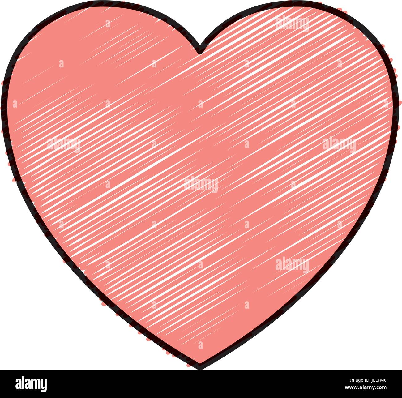 heart beatiful flat icon vector illustration design graphic Stock ...