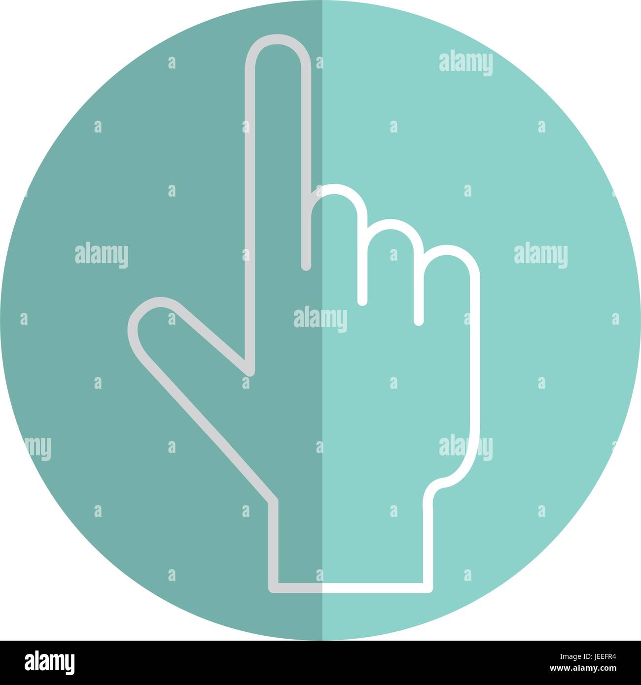 touch point hand icon vector illustration design image Stock Vector ...