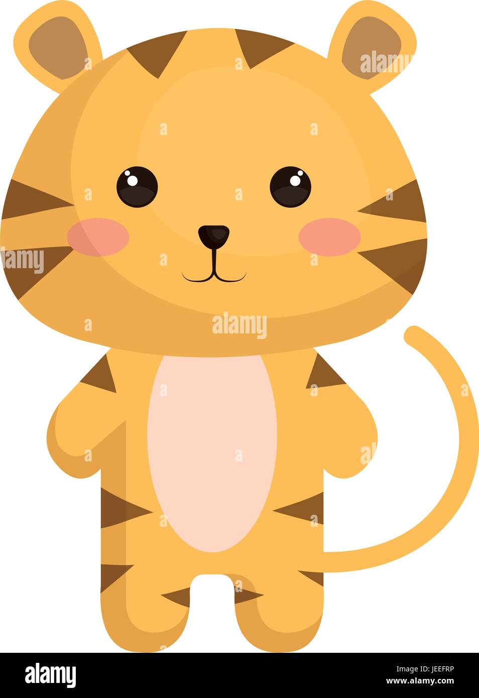 Stuffed tiger Stock Vector Images - Alamy