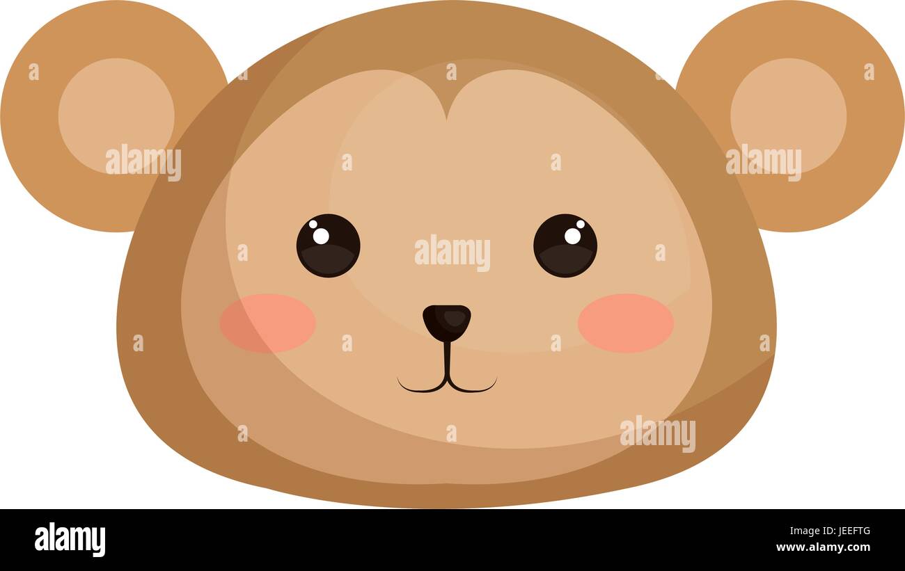Stuffed animal monkey icon vector illsutration design graphic Stock ...