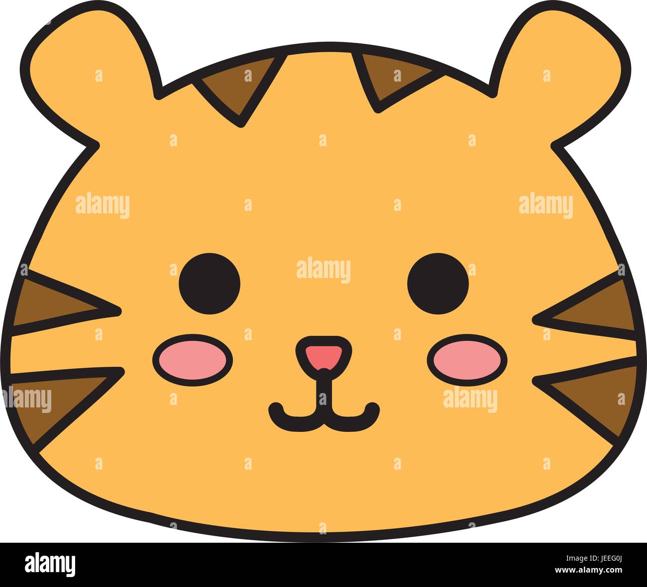 Stuffed animal tiger icon vector illustration design graphic Stock ...
