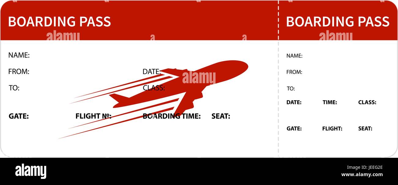 Red boarding Stock Vector Images - Alamy