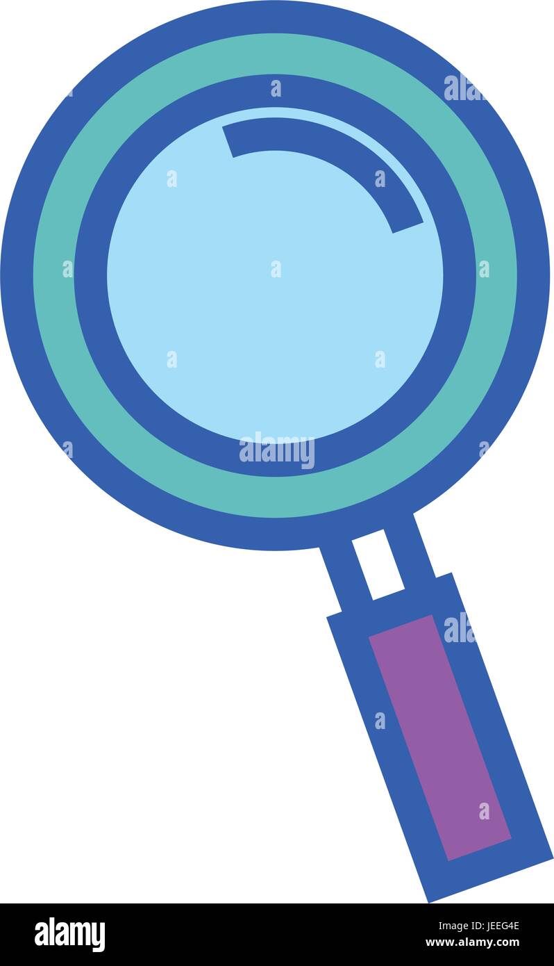 Research magnifying glass icon vector illustration design graphic Stock ...
