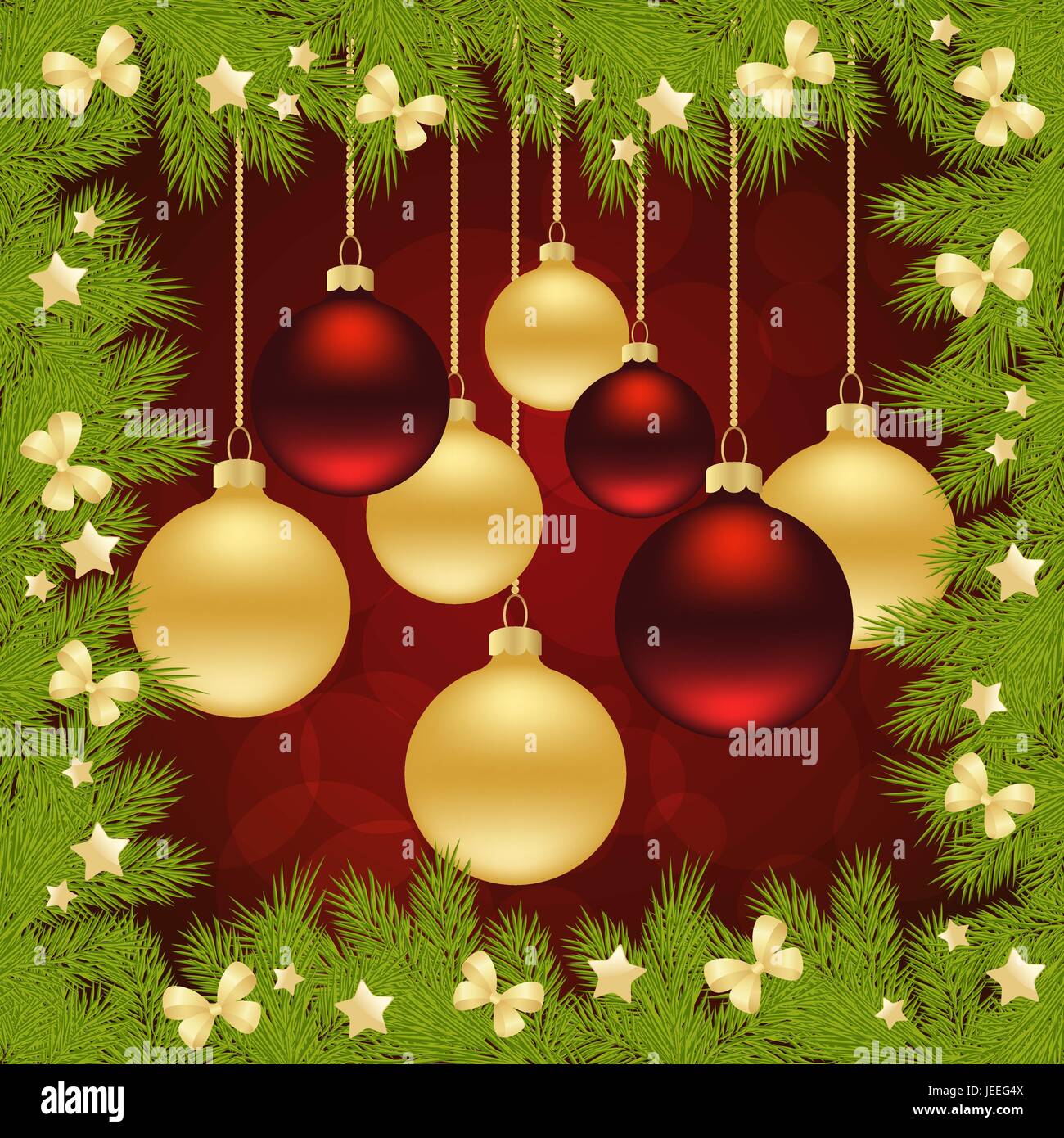 christmas greeting card Stock Vector Image & Art - Alamy