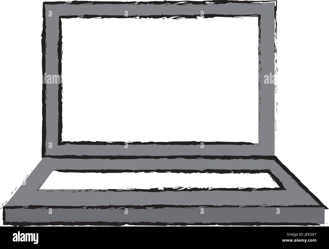 Electronic computer needed icon vector illustration design graphic ...