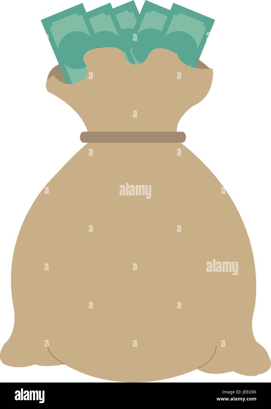 Bank money bag Stock Vector Image & Art - Alamy