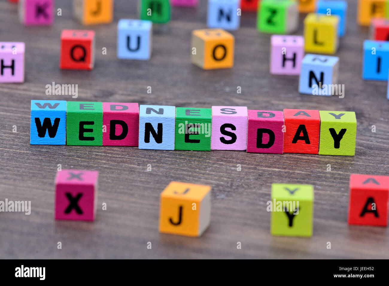 Wednesday word hi-res stock photography and images - Alamy