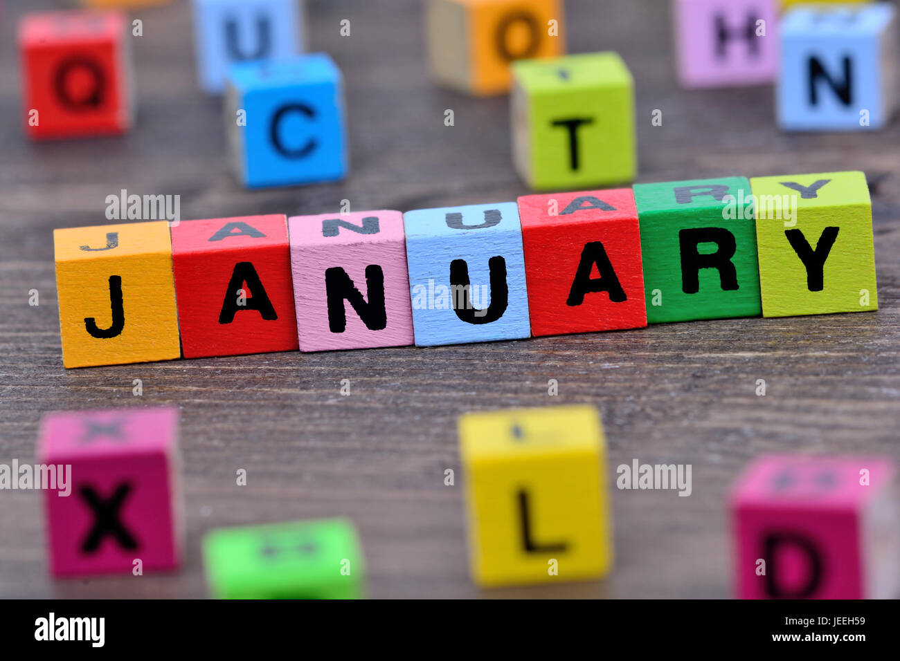 January word hi-res stock photography and images - Alamy